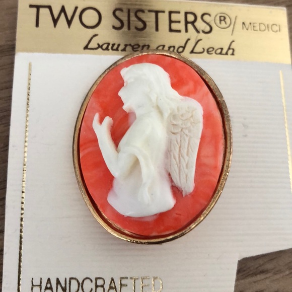 Vintage | Jewelry | Vintage Two Sisters Angel Brooch | Poshmark